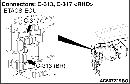 Code No. P0705: Malfunction of Inhibitor Switch | Mitsubishi LANCER 7G ...